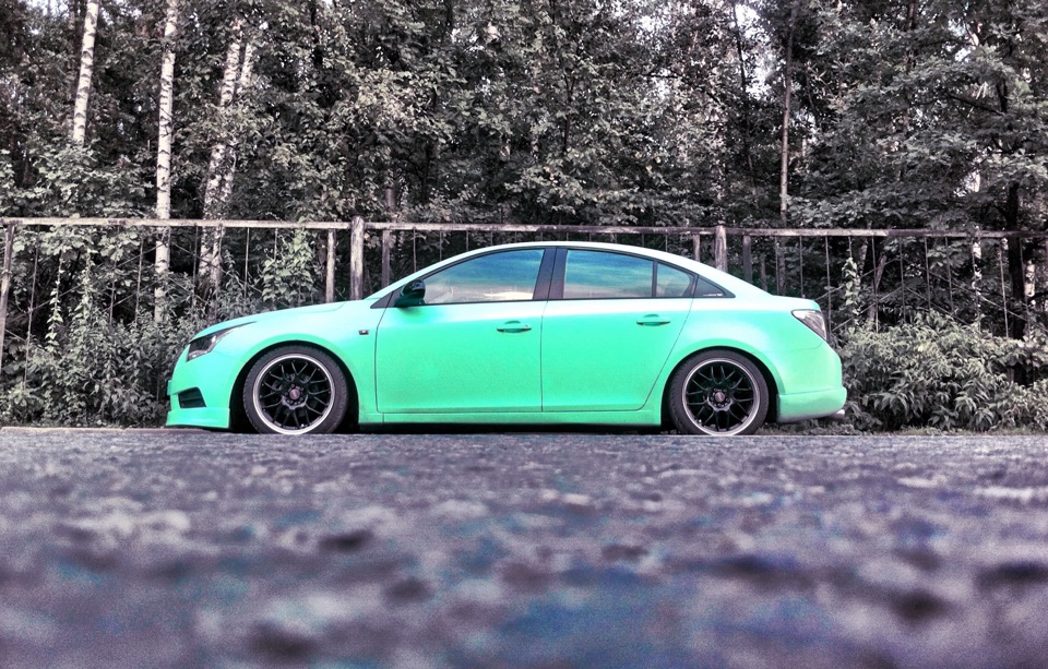 Static drop. DGR Track coilovers. — Chevrolet Cruze (1G), 2010 года ...