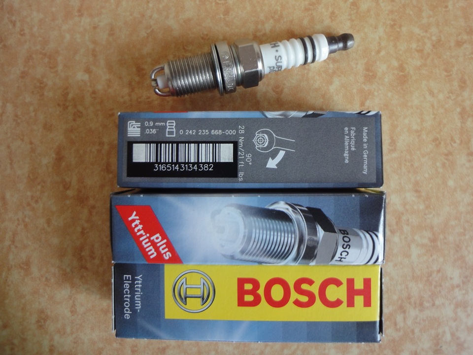 0242235668 Свеча зажигания BOSCH | Запчасти на DRIVE2