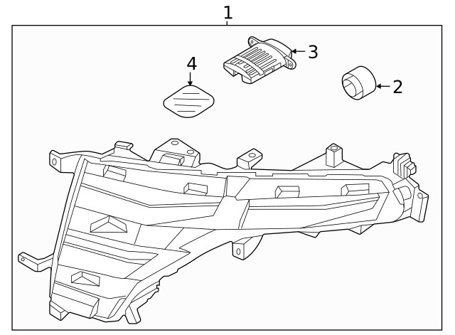 92126S2000 Корпус влагоотделителя фары головного света KIA HYUNDAI ...