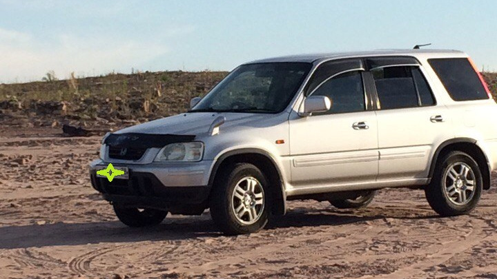 Японец замёрз :-) — Honda CR-V (RD1, RD2), 2 л, 1999 года | просто так | DRIVE2