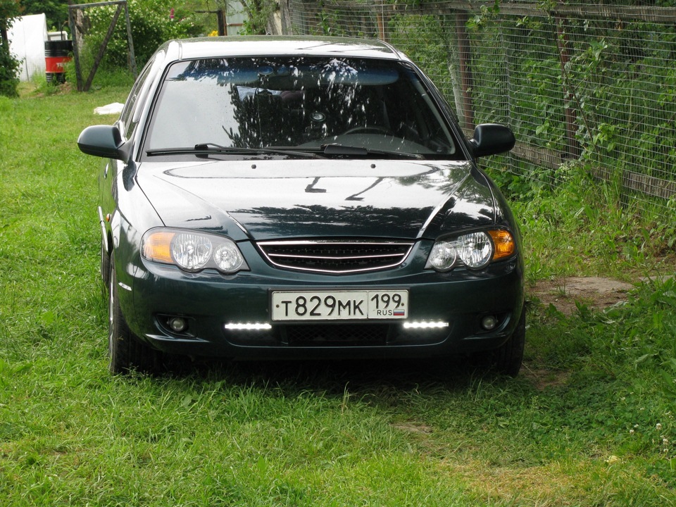 Веяния "моды" или установка ходовых огней. — KIA Shuma II, 1,6 л, 2003 года | аксессуары | DRIVE2