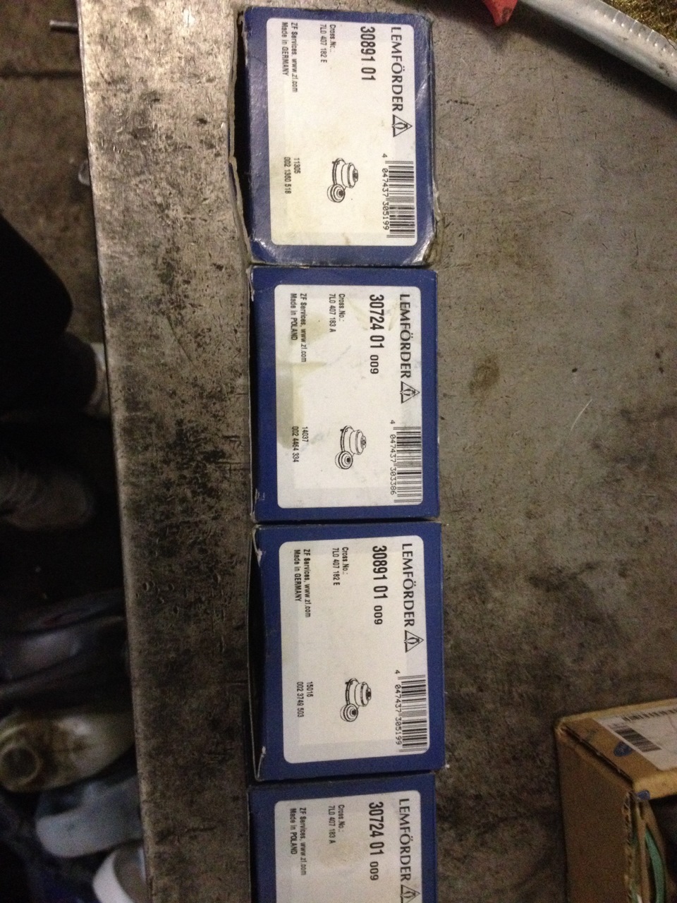 Замена с/б — Volkswagen Touareg (1G), 2,5 л, 2007 года | своими руками ...