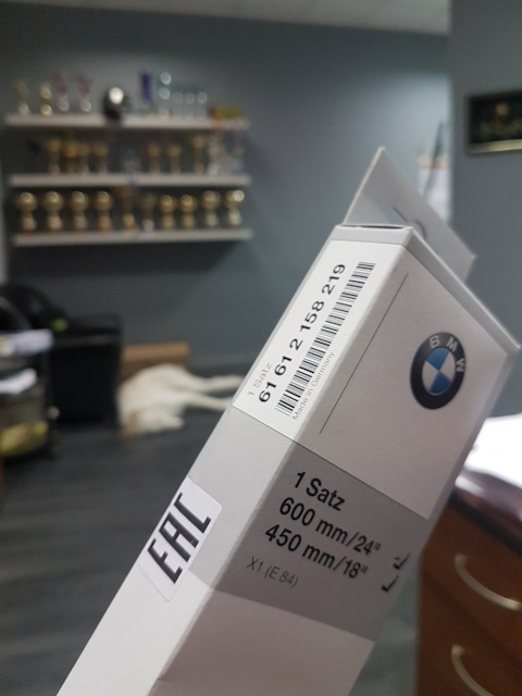 61612158219 Комплект щеток стеклоочистителя BMW | Запчасти на DRIVE2
