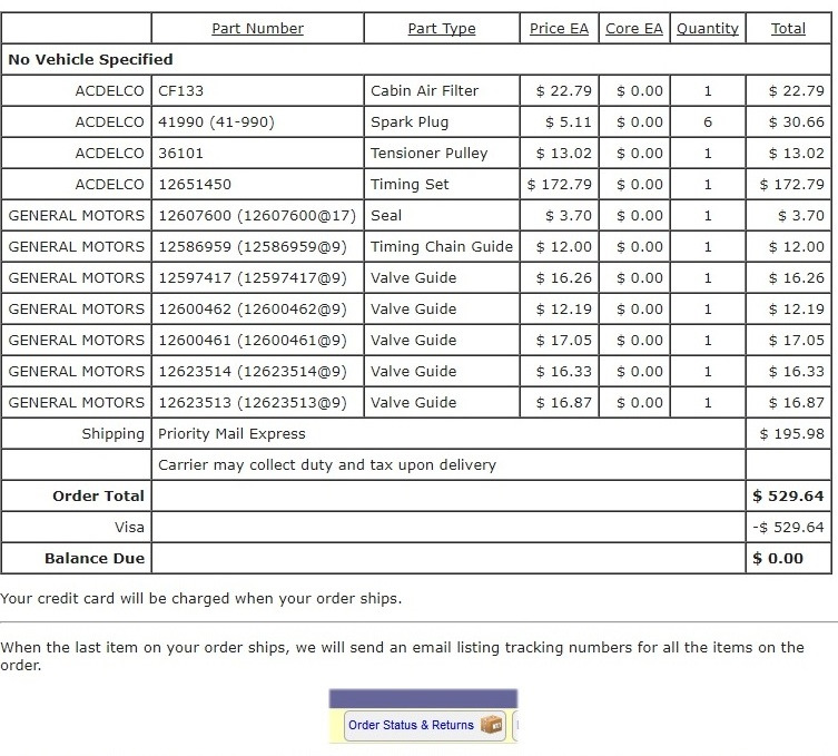 12607600 Уплотнительное кольцо системы зажигания GM | Запчасти на DRIVE2