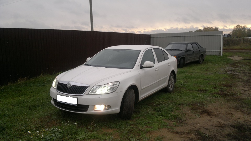 Skoda Octavia A5 Mk2 1.8 бензиновый 2012 | 1.8 White Fyru на DRIVE2