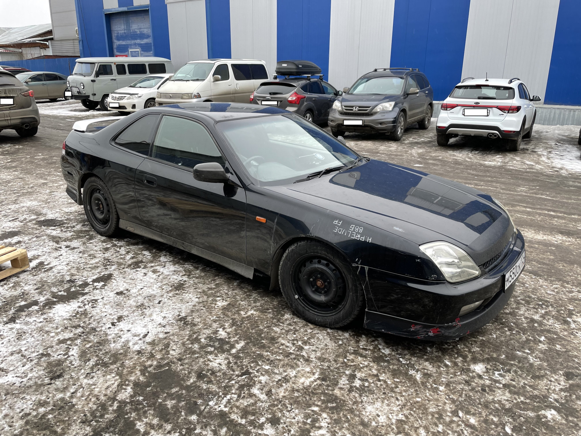 Последнее фото "Черной Жемчужины" перед покраской — Honda Prelude (BB5/BB6/BB7/BB8/BB9), 2,2 л ...