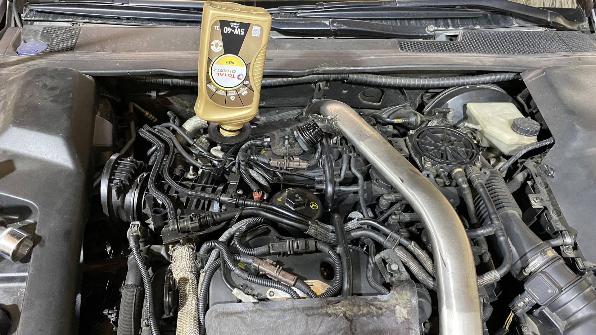 Замена масла, фильтров. — Peugeot 607, 2,7 л, 2005 года | плановое ТО ...