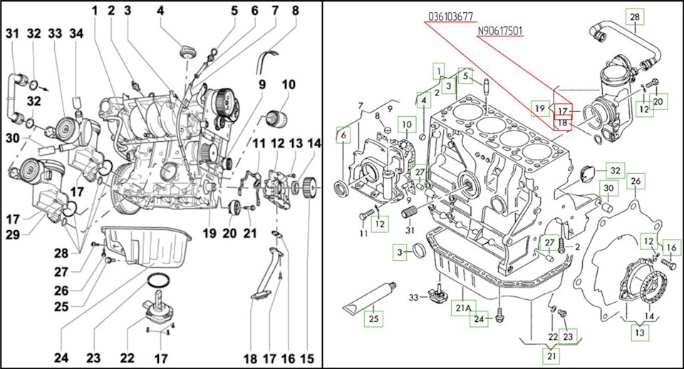 2018 декабрь_прокладка маслоотделителя, утечка и смена антифриза ...