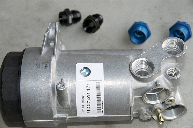 11427511171 Масляный фильтр с штуцер.масл.радиатора BMW | Запчасти на ...