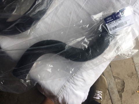 2541125100 Патрубок радиатора верхний (dohc) KIA HYUNDAI | Запчасти на ...