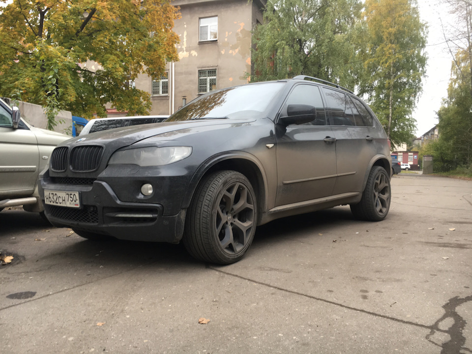 Занижение, плюс ТО — BMW X5 (E70), 4,8 л, 2007 года | визит на сервис ...