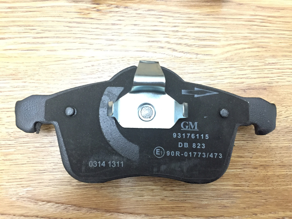 93176115 Колодки тормозные дисковые комплект GM | Запчасти на DRIVE2