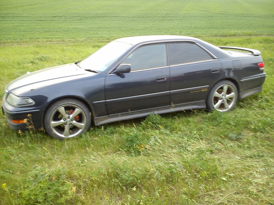 Поездка по полям — Toyota Mark II (100), 2,5 л, 1999 года | наблюдение | DRIVE2