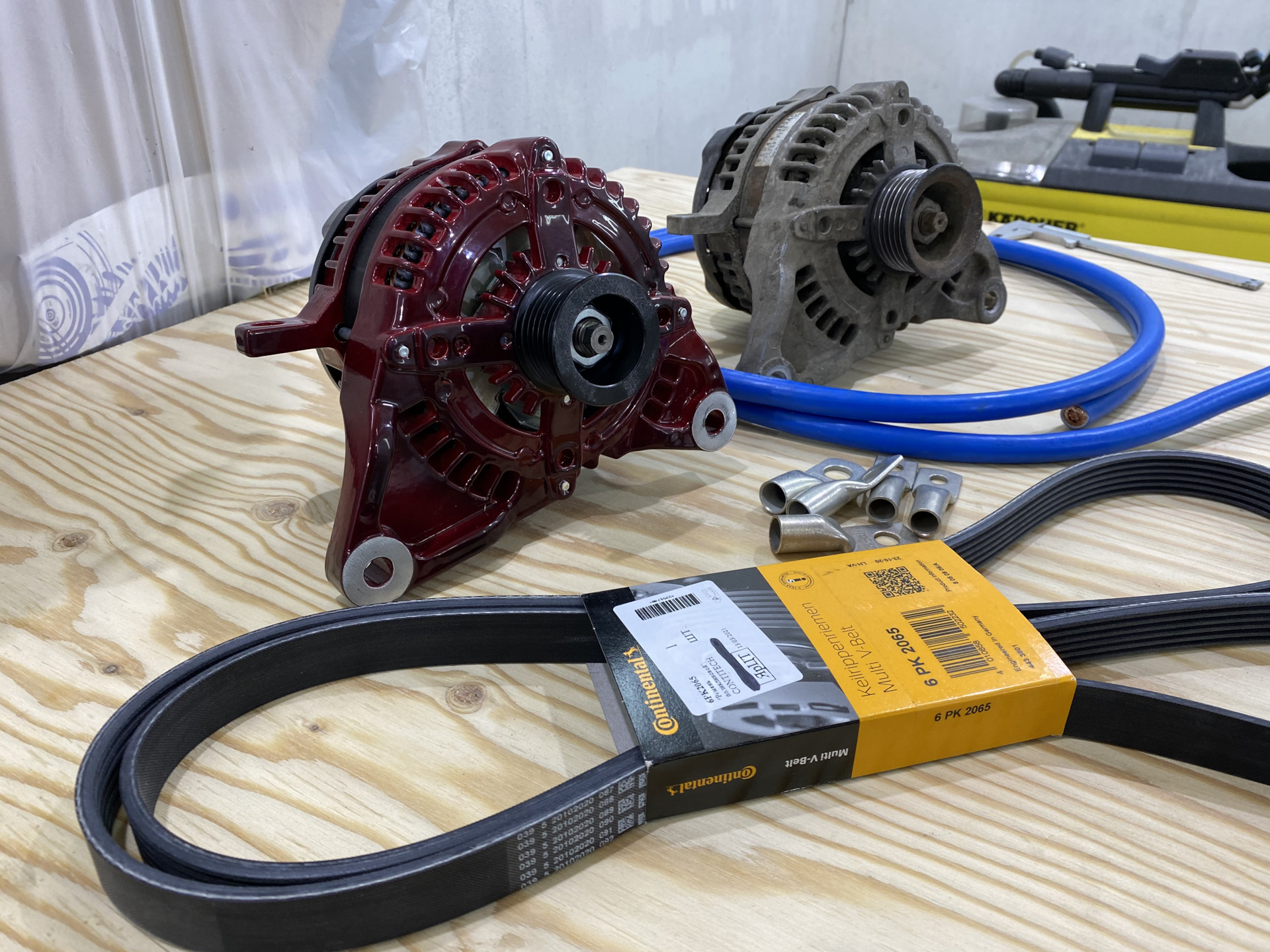 Установка генератора 320A — Jeep Grand Cherokee (WK), 5,7 л, 2006 года ...