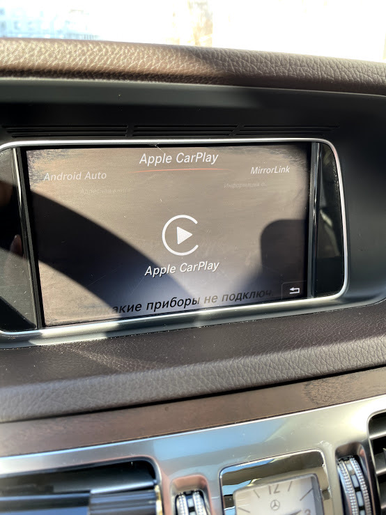 W212 Android Auto и Apple CarPlay — Mercedes-Benz E-Class (W212), 3 л ...