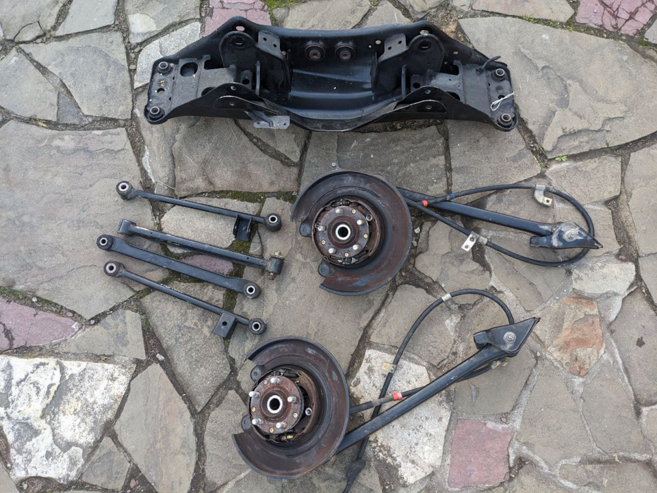 Плановые замены 4. Установка 2pot от Impreza GDA на Subaru Legacy BD ...