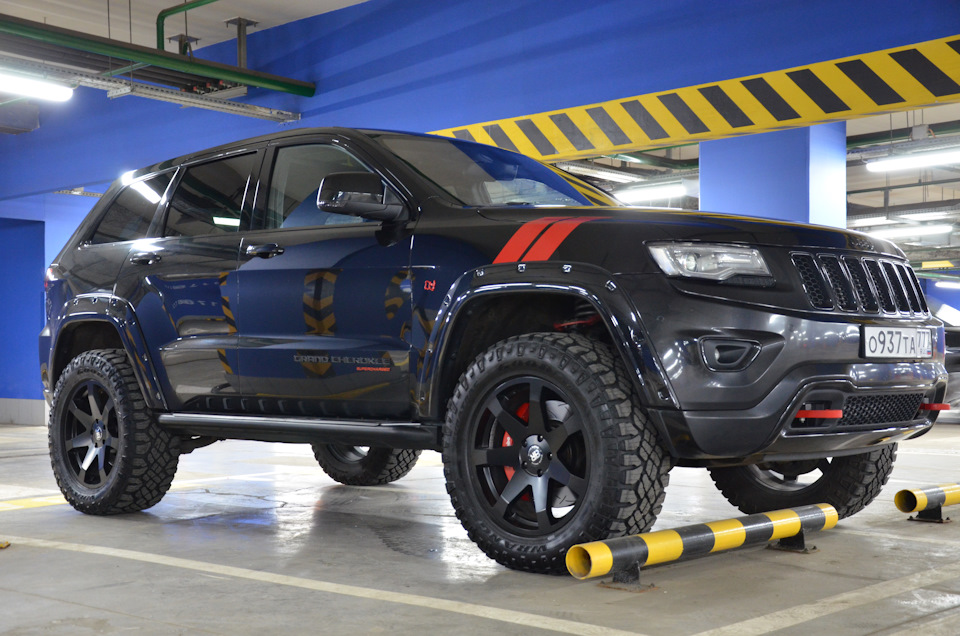 Логотип Fury Rhino — Jeep Grand Cherokee (WK2), 3,6 л, 2013 года ...