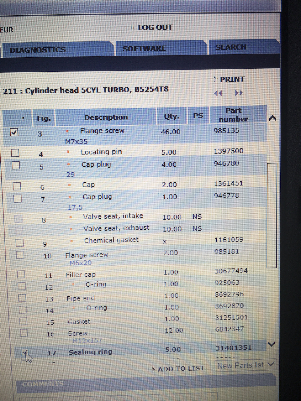31401351 кольцо уплотнительное Volvo | Запчасти на DRIVE2