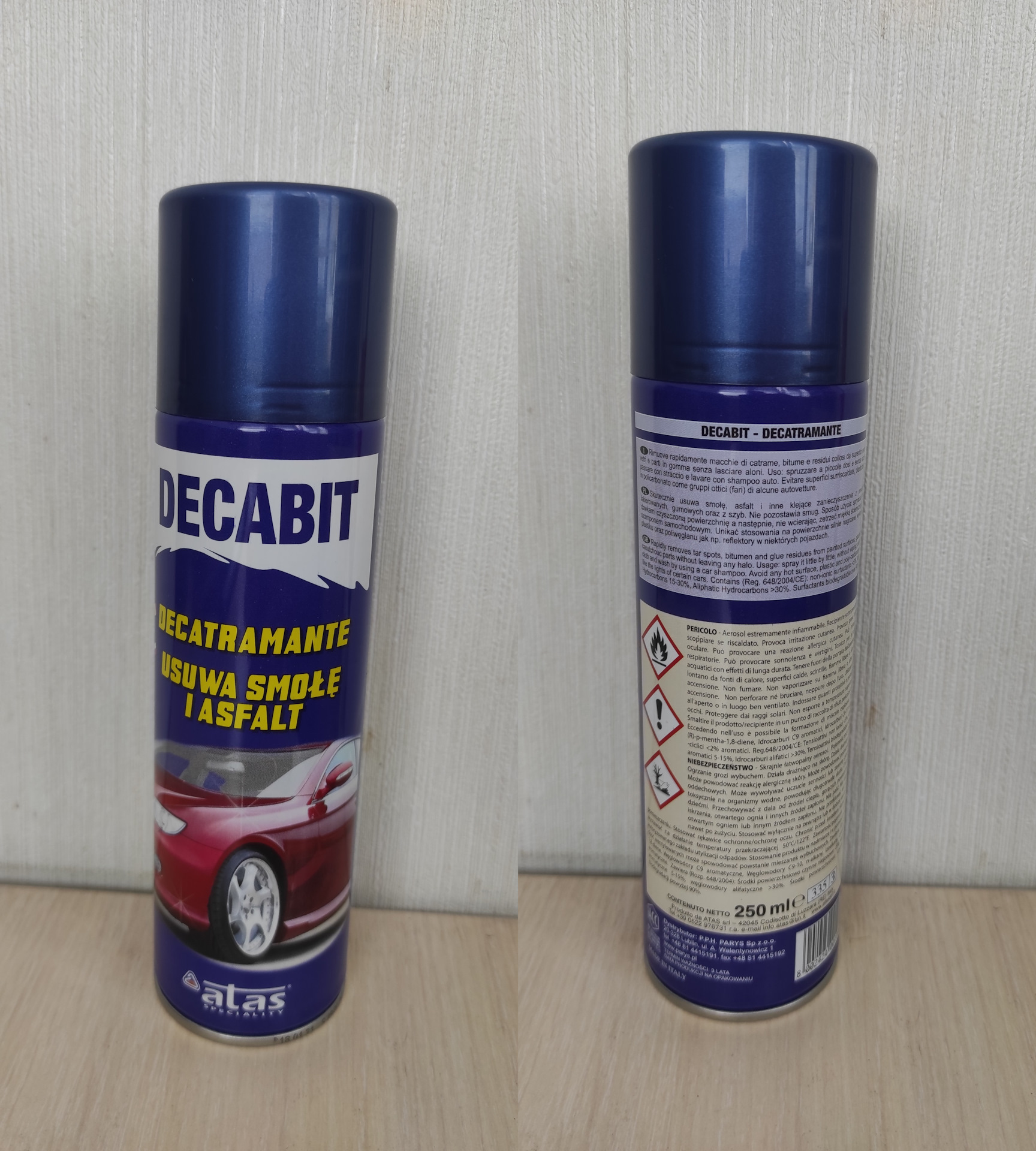 ATAS DECABIT средство против битума — отличный результат. — Lada Приора ...