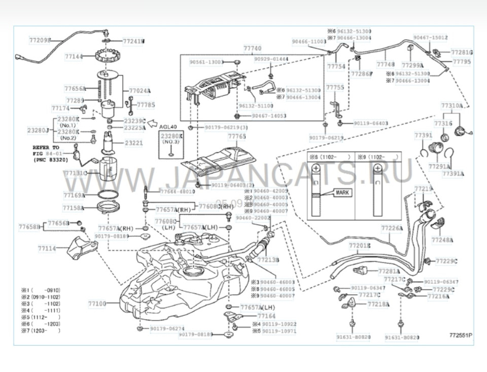 16. Замена Топливного фильтра Lexus RX350 (270, 450Н) и как отличить ...