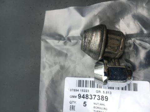 94837389 Гайка колесная GM | Запчасти на DRIVE2