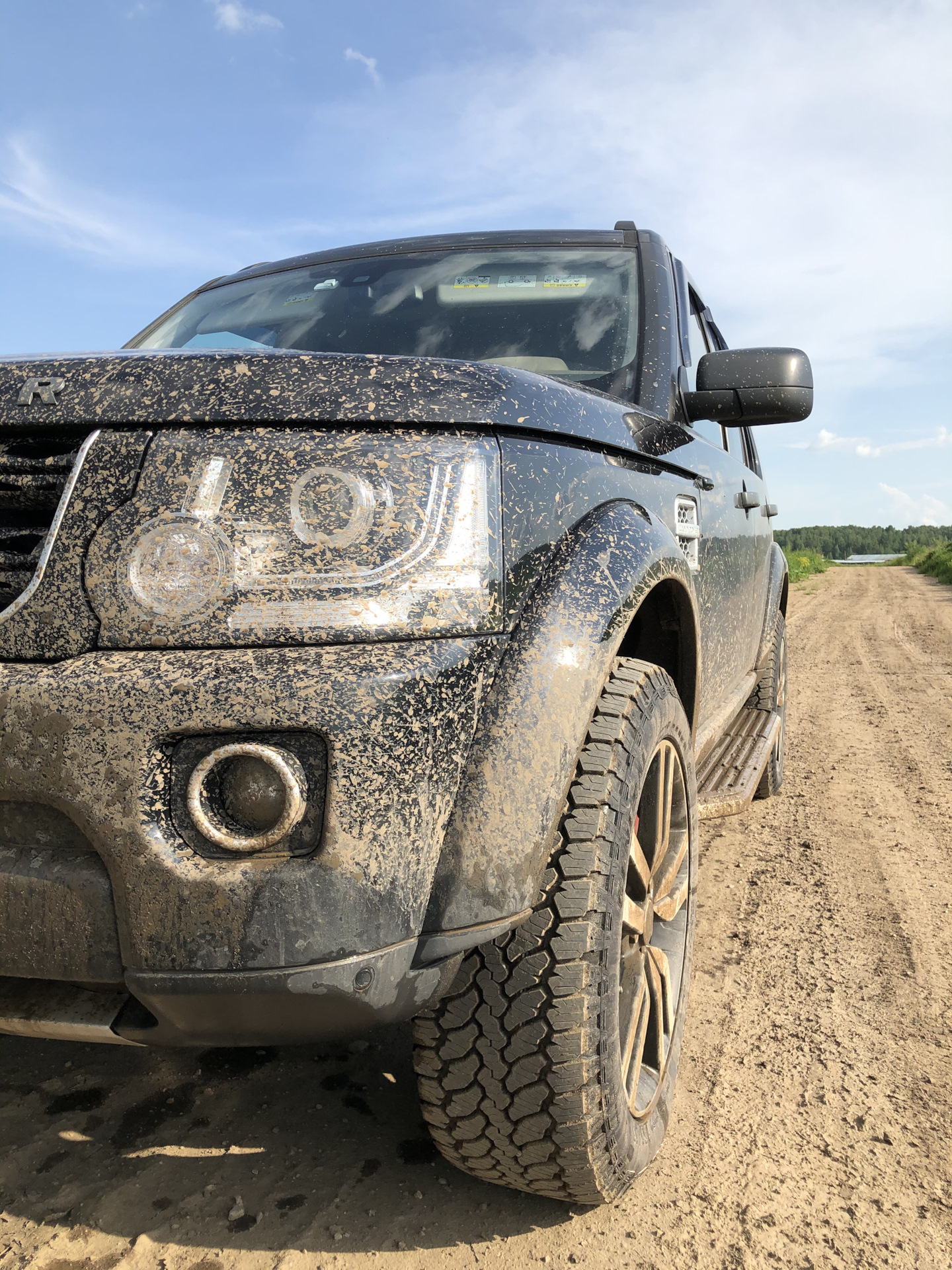 General Grabber AT3 255/55/20 ощущения на LR D4 на бездорожье — Land ...