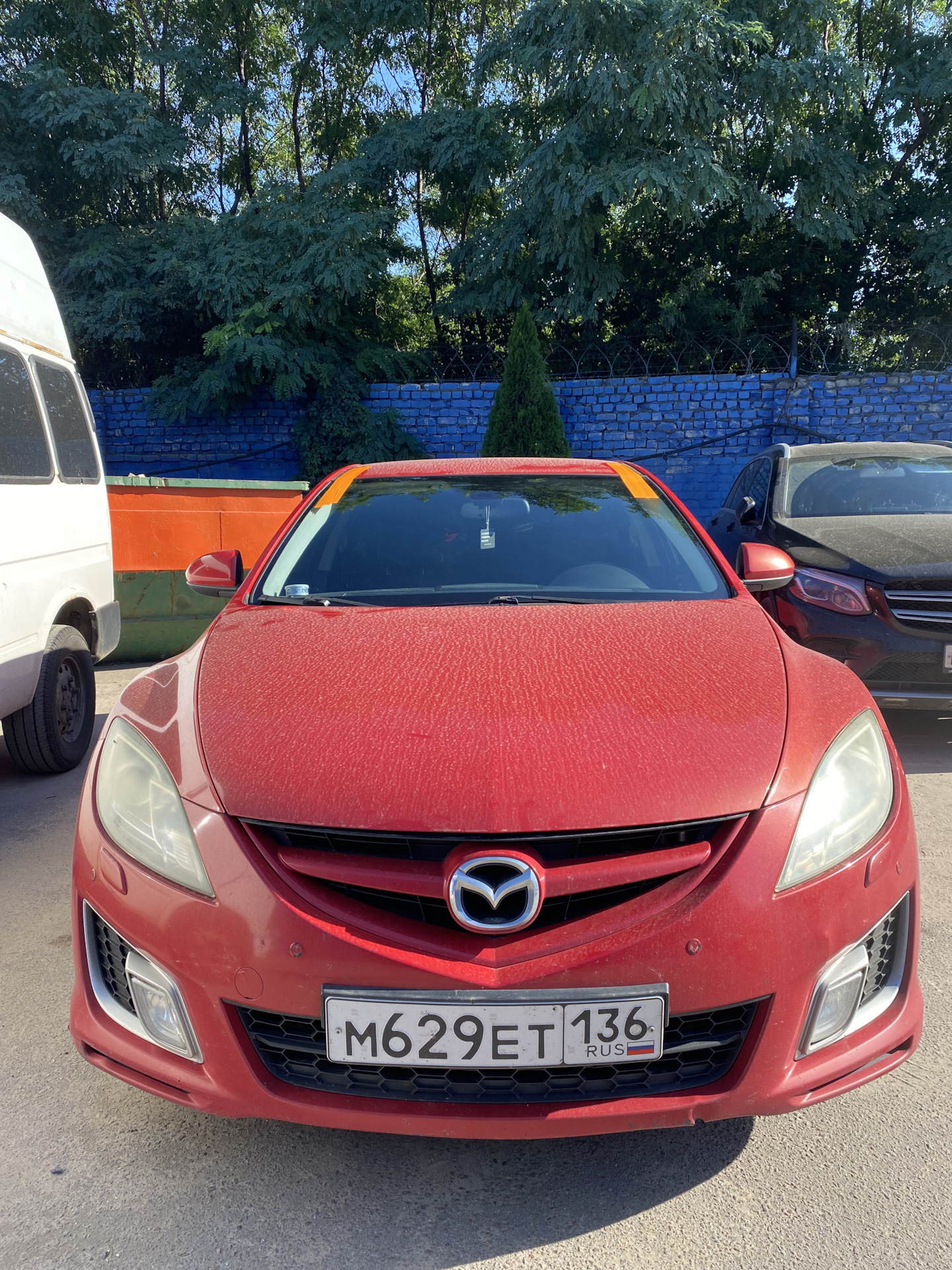 Запись #10: замена лобового стекла — Mazda 6 (2G) GH, 2,5 л, 2008 года | визит на сервис | DRIVE2