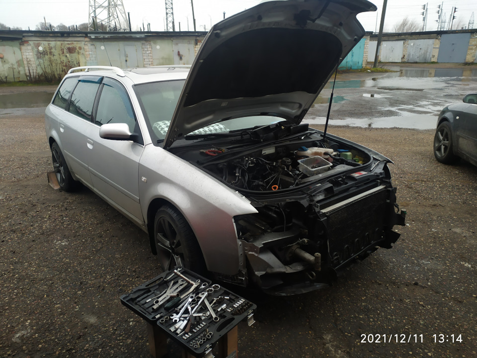 Основная доработка, ЧАСТЬ 1 Замена ДВС — Audi A6 Avant (C5), 1,9 л, 2003 года | своими руками ...