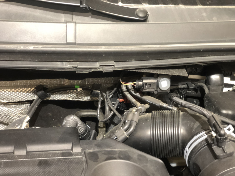 Подкапотные колпачки на разъемы в Tiguan NF — Volkswagen Tiguan (2G), 2 ...