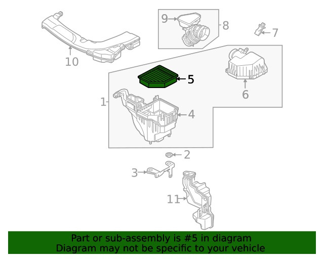165466RA0A Фильтр воздушный NISSAN INFINITI | Запчасти на DRIVE2