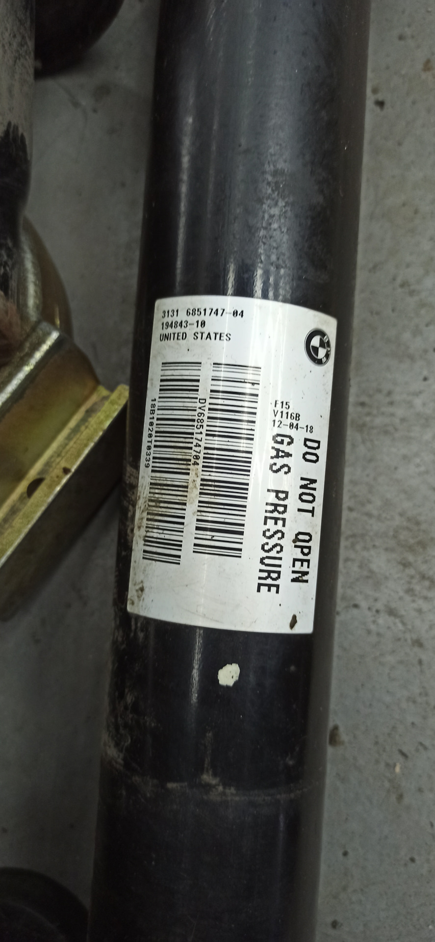 31316851747 амортизационная стойка Пд BMW | Запчасти на DRIVE2