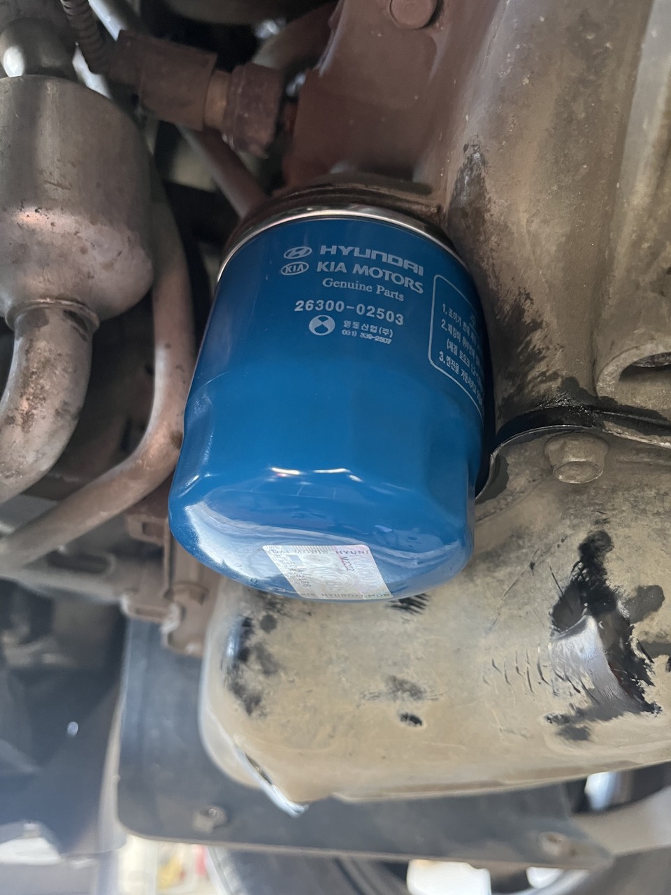 2630002503 ФИЛЬТР МАСЛЯНЫЙ (БЕНЗИН) KIA HYUNDAI | Запчасти на DRIVE2