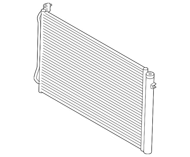 64539206300 Конденсатор кондиционера с осушителем BMW | Запчасти на DRIVE2
