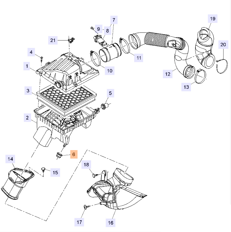 gm 9129705 демпфер крепления короба воздушного фильтра Opel Saab — Opel ...