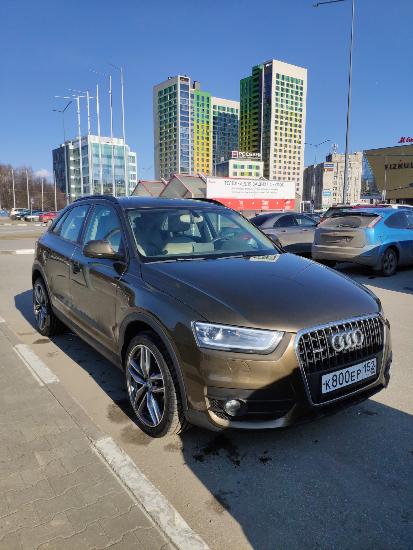 Переход на 255/40 r19, замеры на них — Audi Q3 (1G), 2 л, 2012 года ...