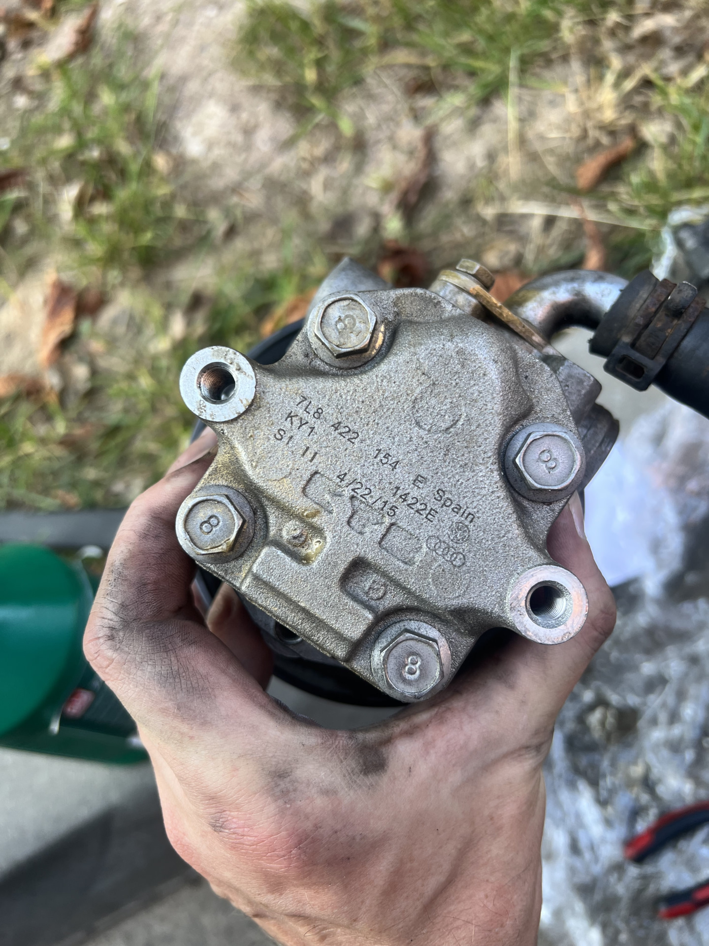 Замена насоса Гур — Audi Q7 (1G), 3,6 л, 2007 года | запчасти | DRIVE2