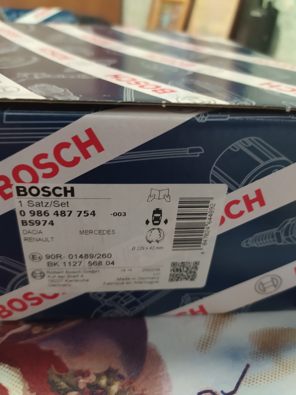 0986487754 Барабанные колодки BOSCH | Запчасти на DRIVE2