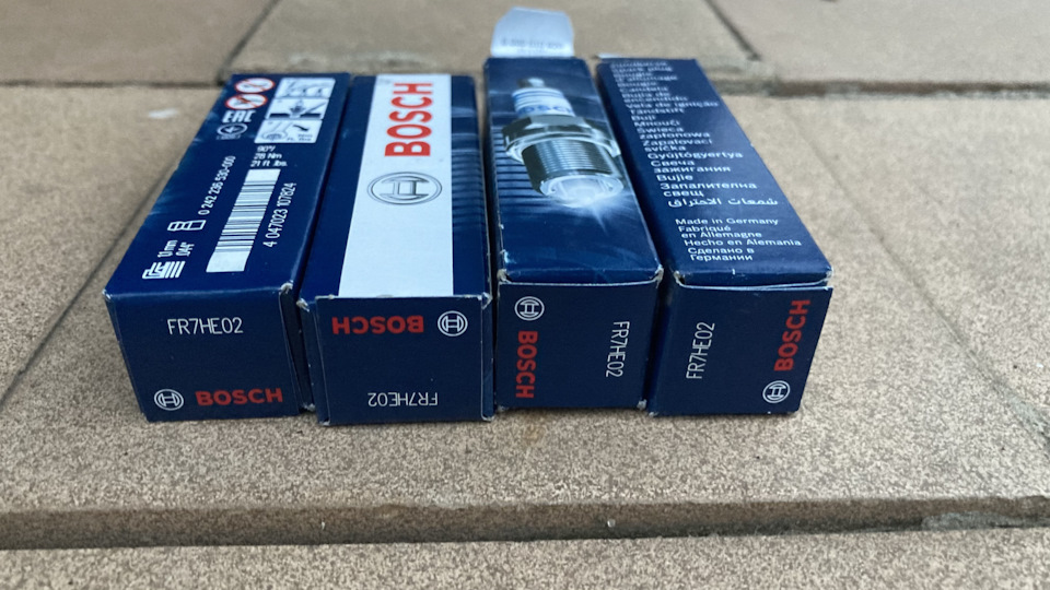 FR7HE02 Свеча зажигания BOSCH | Запчасти на DRIVE2