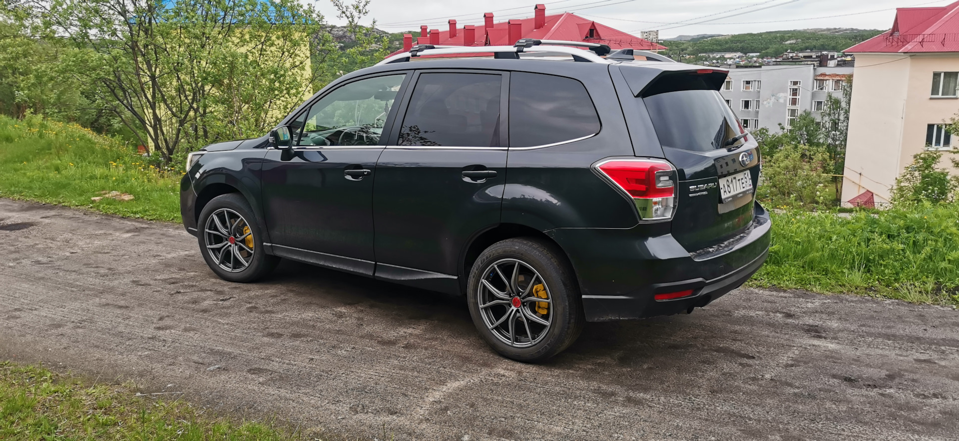 Переобувка на лето Rays gram lights 57FXX — Subaru Forester (SJ), 2 л ...