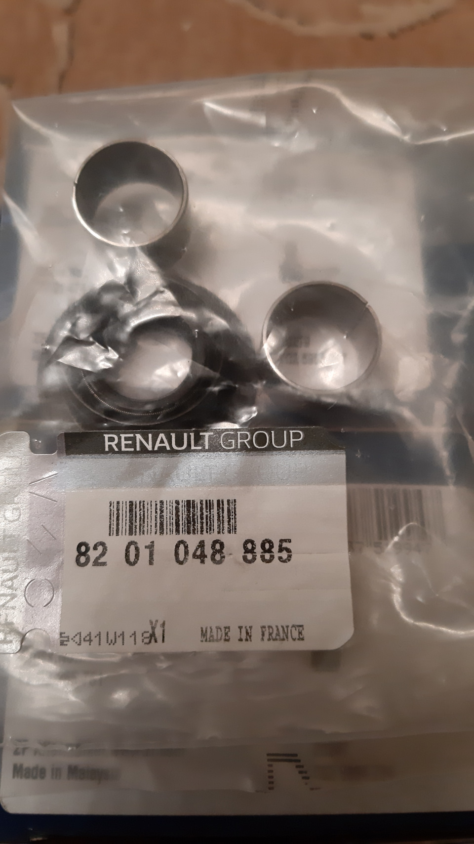 8201048885 Набор втулок подшипников RENAULT | Запчасти на DRIVE2