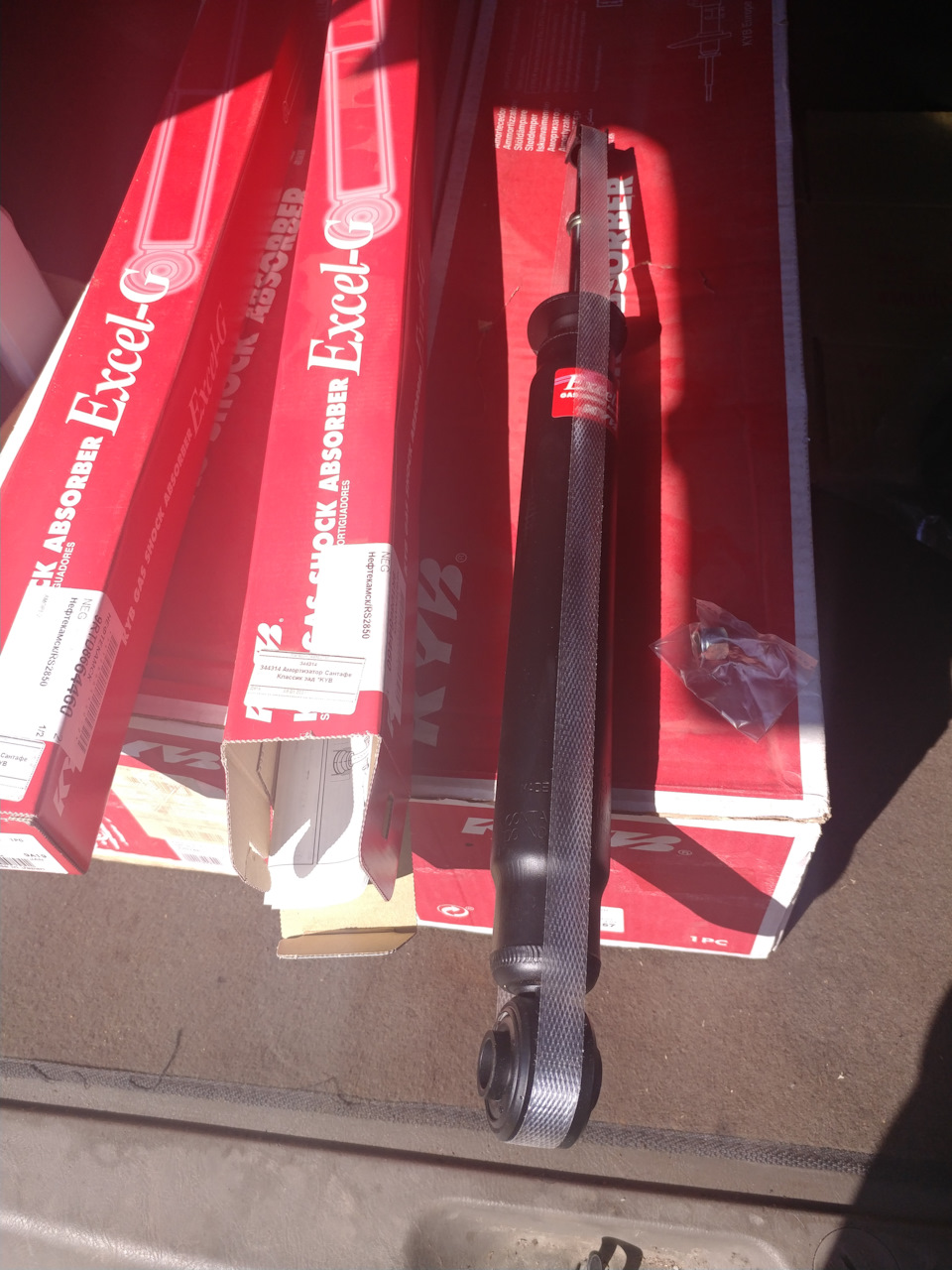 Перетряс подвеску — Hyundai Santa Fe (1G), 2,4 л, 2005 года | плановое ...