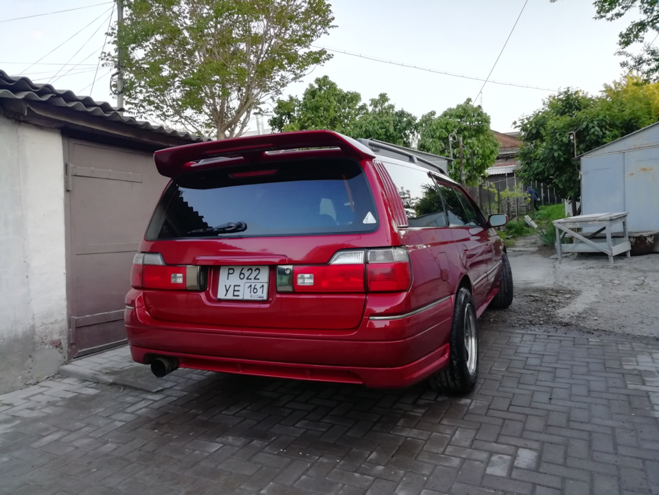 Задний номер нового образца — Nissan Stagea (WC34 Series 2), 2 л, 1998 ...
