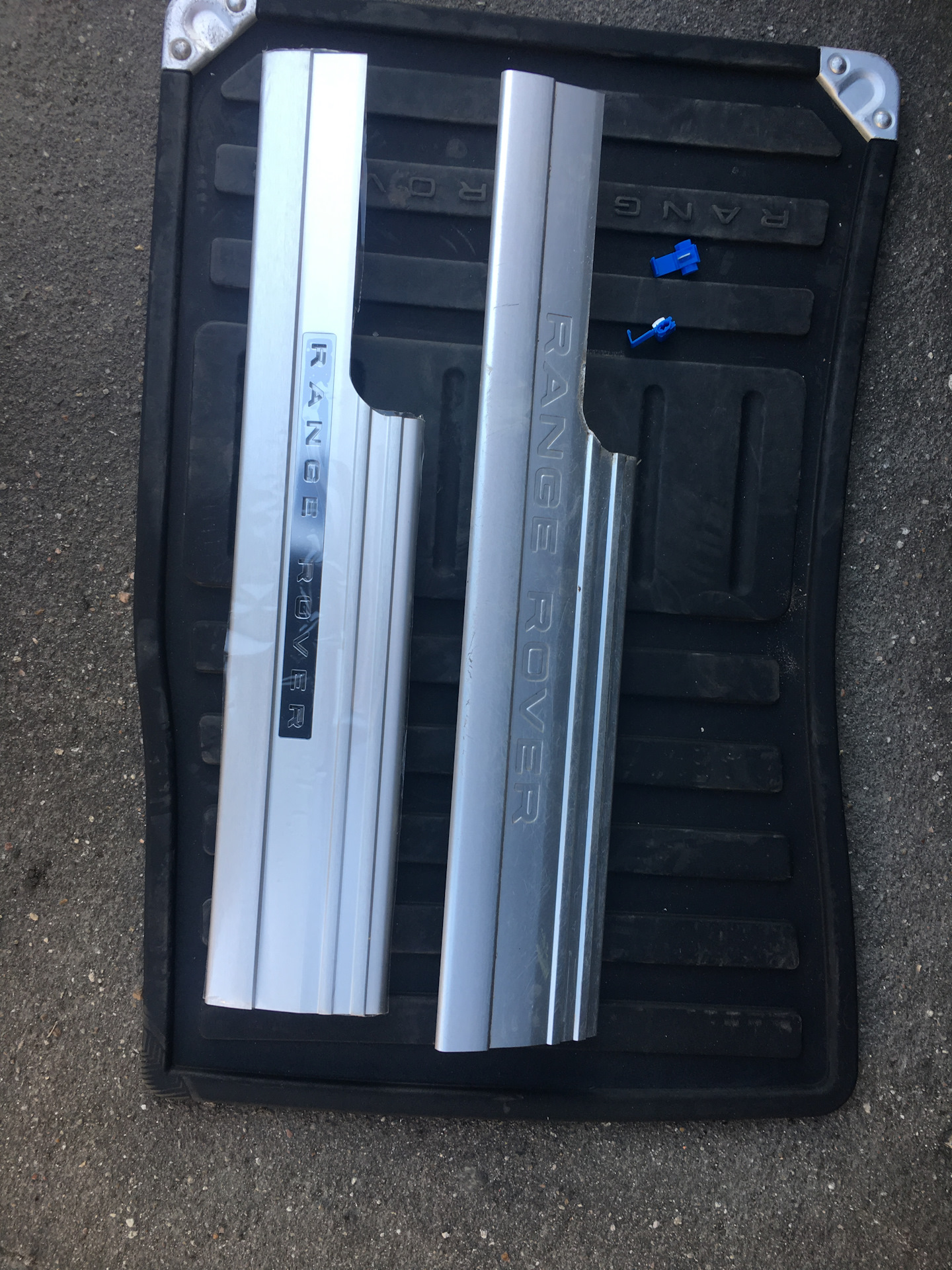 Накладки на пороги с подсветкой VPLMV0063 — Land Rover Range Rover (3G ...