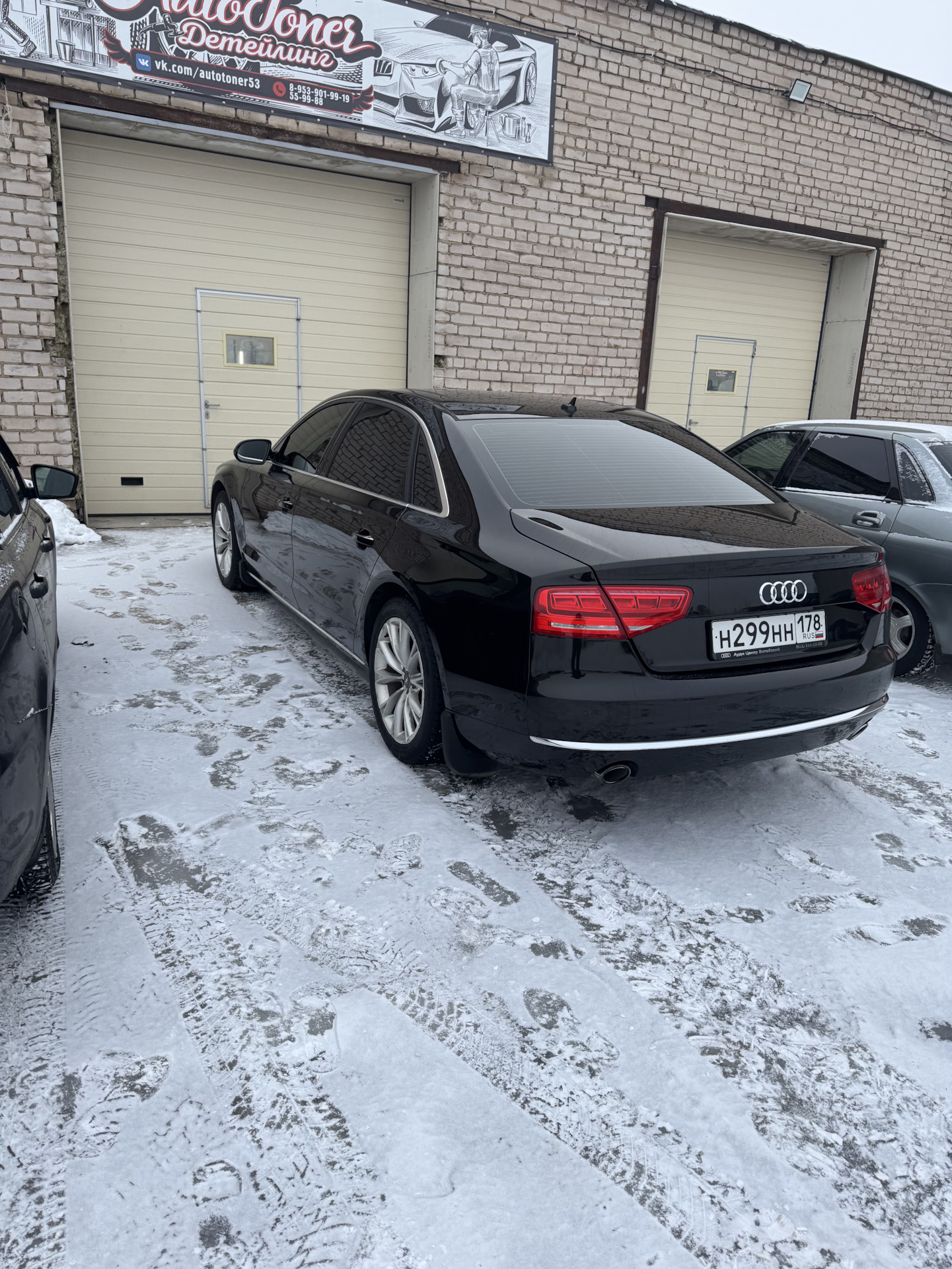 Тонировка бегемота — Audi A8 (D4), 3 л, 2013 года | стайлинг | DRIVE2