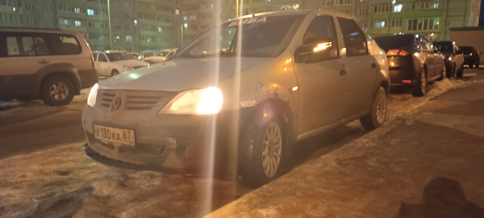Установка новых зеркал! — Renault Logan (1G), 1,4 л, 2008 года ...