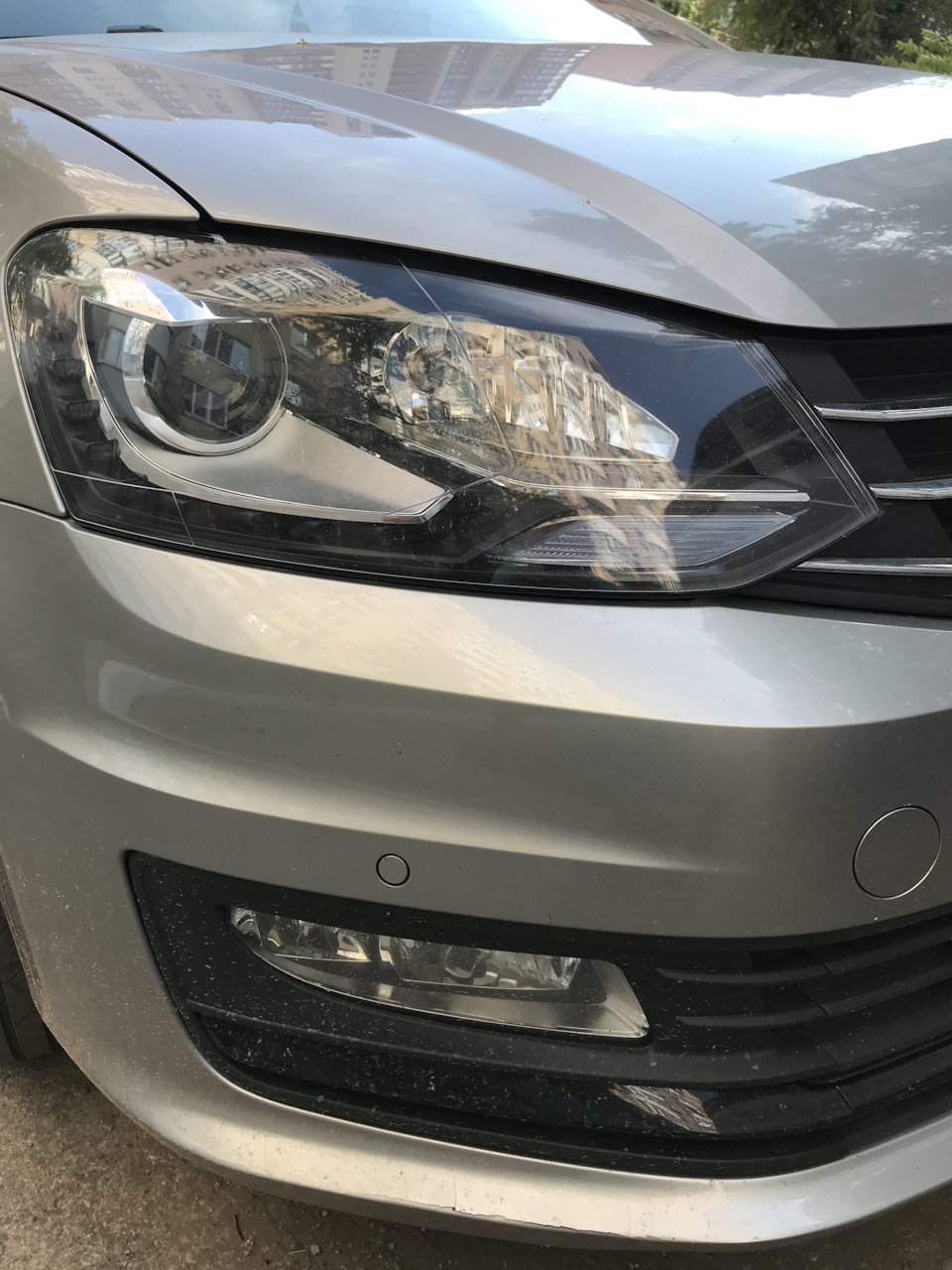 Фары валео биксенон — Volkswagen Polo Sedan, 1,4 л, 2019 года | просто ...