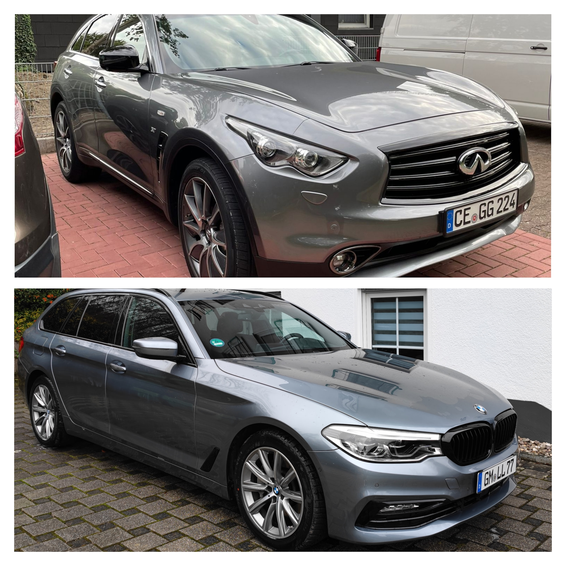 BMW vs Infiniti — Infiniti QX70, 3,7 л, 2016 года | наблюдение | DRIVE2