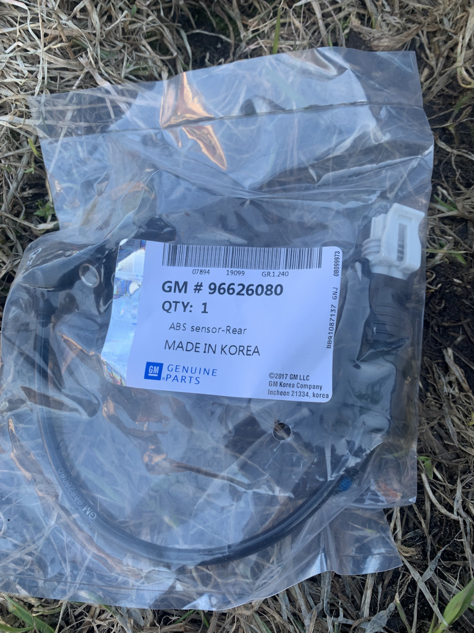 96626080 Датчик, частота вращения колеса GM | Запчасти на DRIVE2