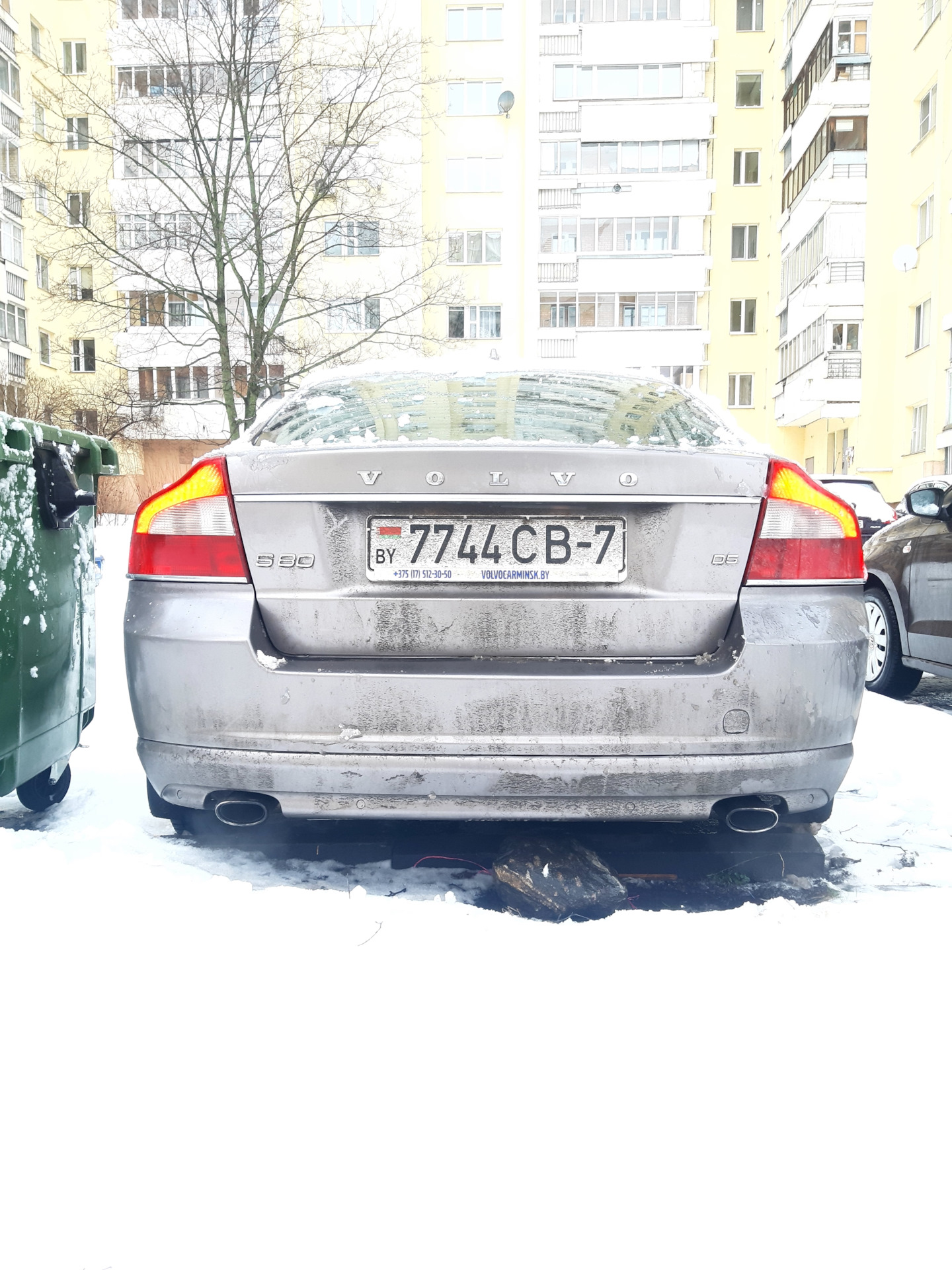 Резинки глушителей. — Volvo S80 (2G), 2,4 л, 2010 года | расходники ...