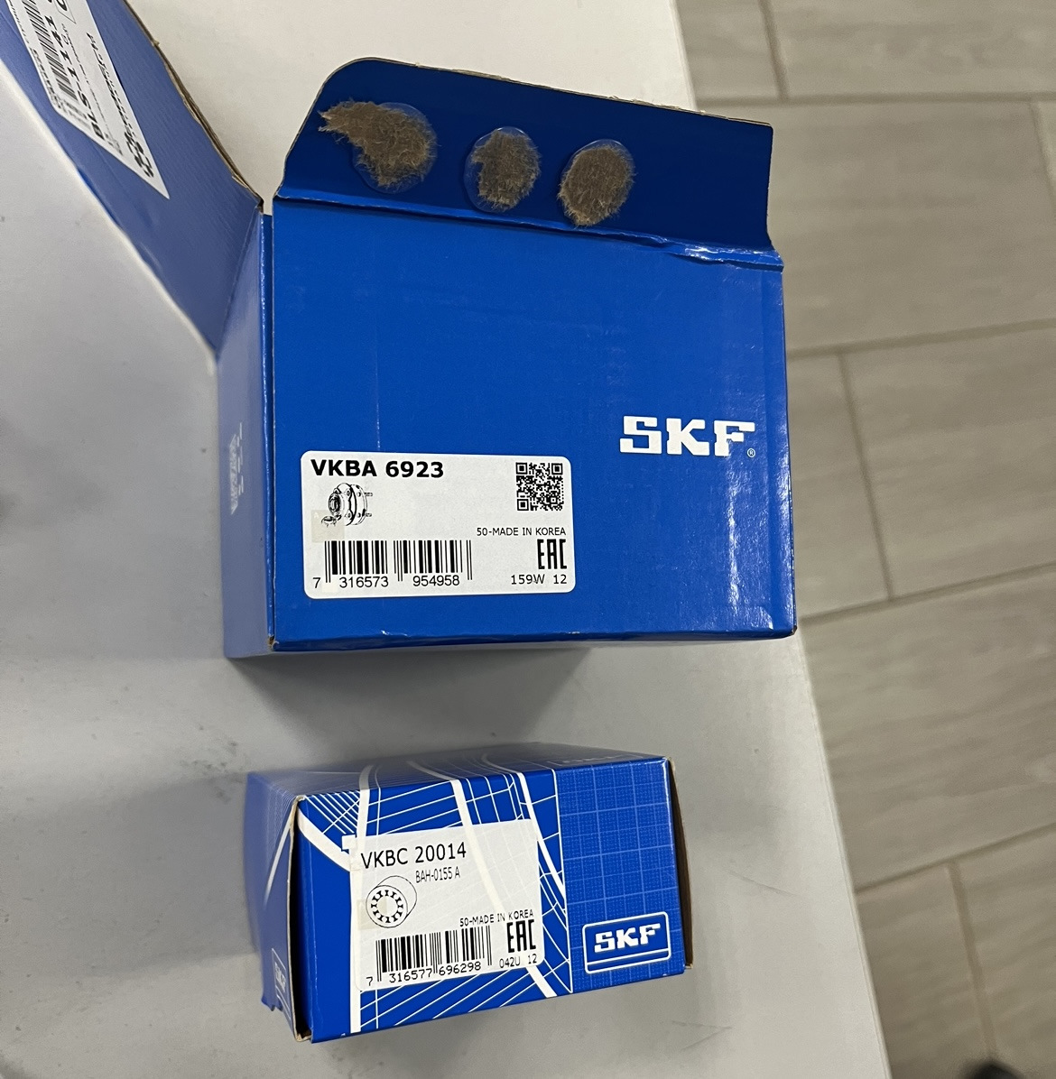 Замена ступичного подшипника, замена направляющих и поршней суппортов ...